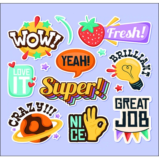 Jual [Quote Series] MINI Sticker Aesthetic Kata-Kata | Sticker Kata ...