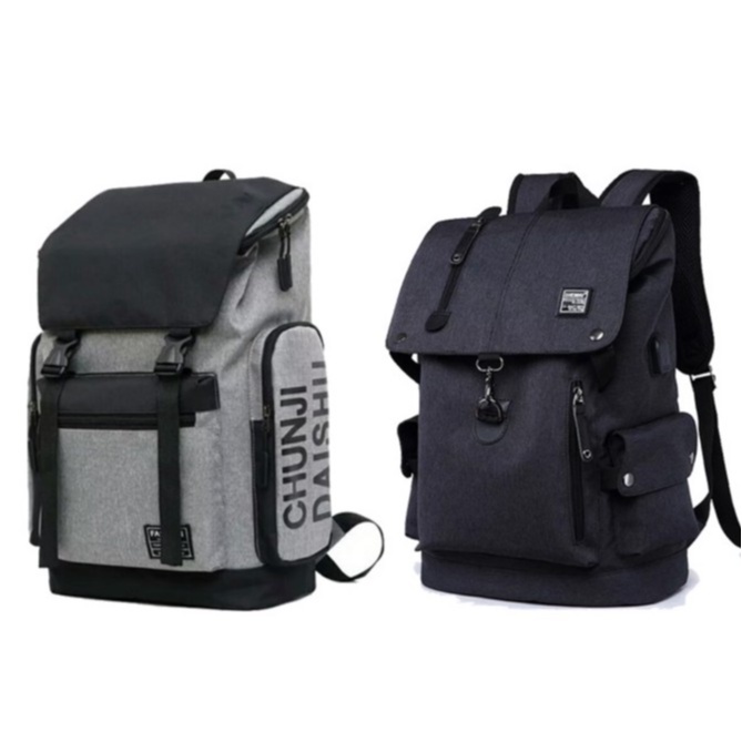 Jual RANSEL CHUNJI VS BOMBER - Tas Ransel Backpack Wanita Pria A ...