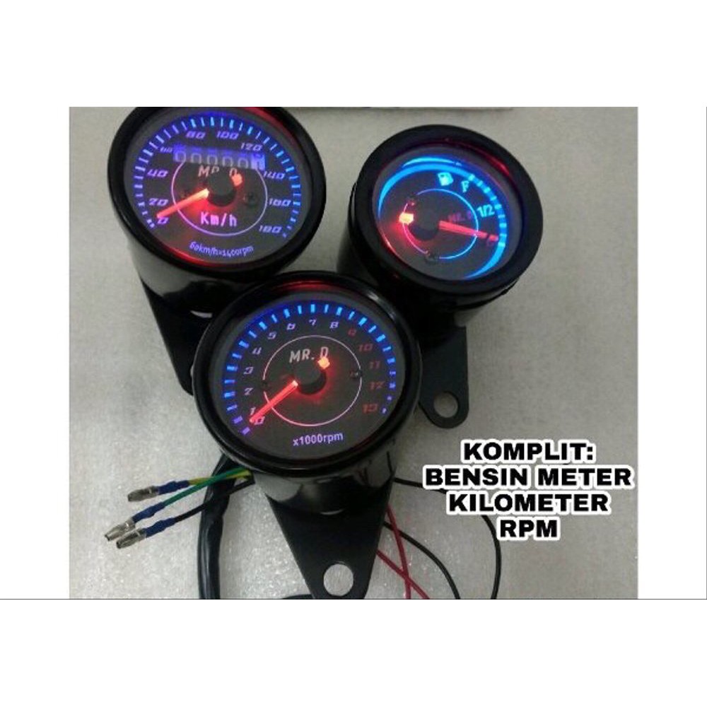 Jual Tachometer RPM bulat hitam motor | Shopee Indonesia