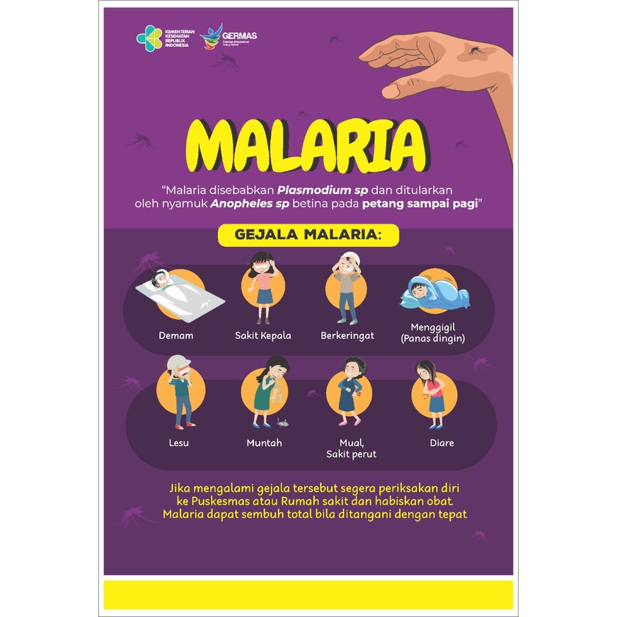 Jual Poster Gejala Malaria | Shopee Indonesia