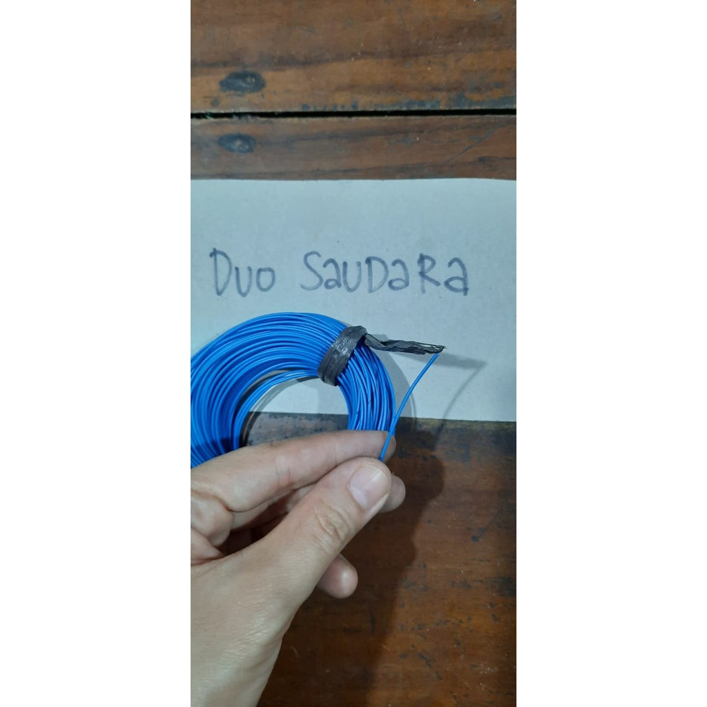 Jual Kabel Serabut 1x10 (Warna Biru/Putih, Per Meter) | Shopee Indonesia
