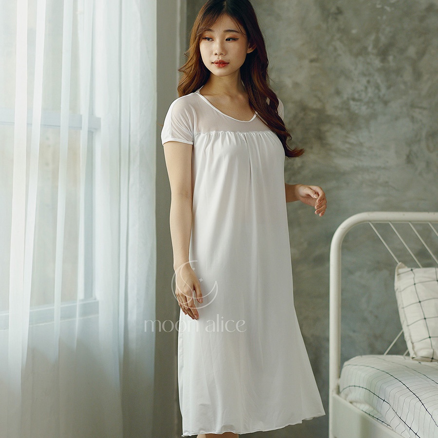 Jual Moon Alice Sexy Sleepwear Lingerie Dada Transparan Baju Tidur ...