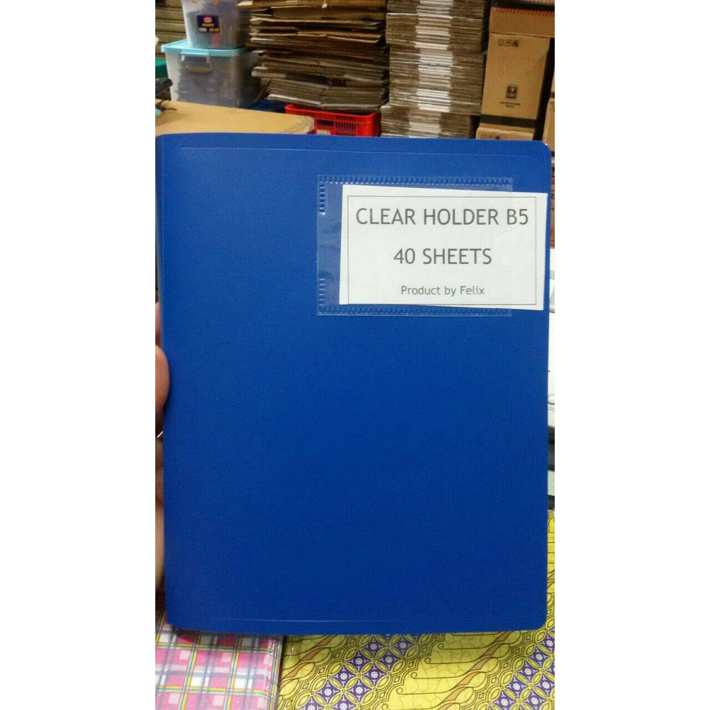 Jual Clear Holder / Document keeper B5 isi 40 lembar | Shopee Indonesia
