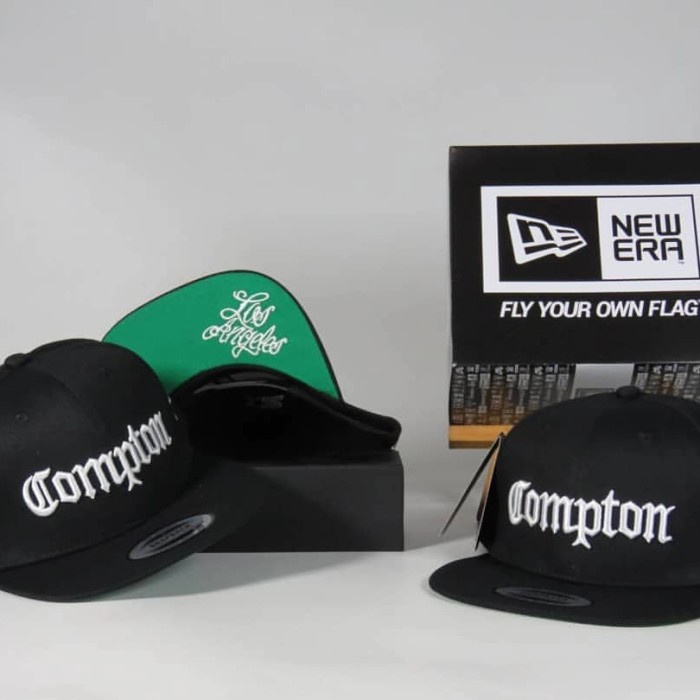 Fatchill Cap New Era Compton Black 9FIFTY Snapback, 54% OFF