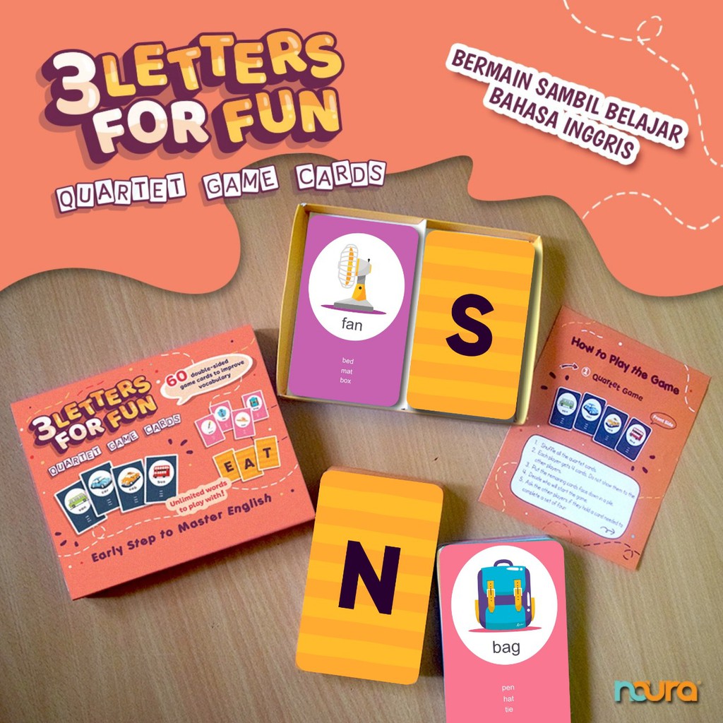 Jual (R) Mainan Edukasi Anak - Flashcard- Belajar Bahasa Inggris ...