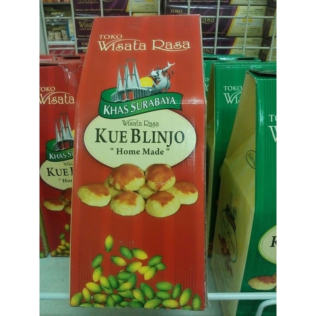 Jual KUE BLINJO Wisata Rasa snack oleh oleh Khas Surabaya | Shopee ...