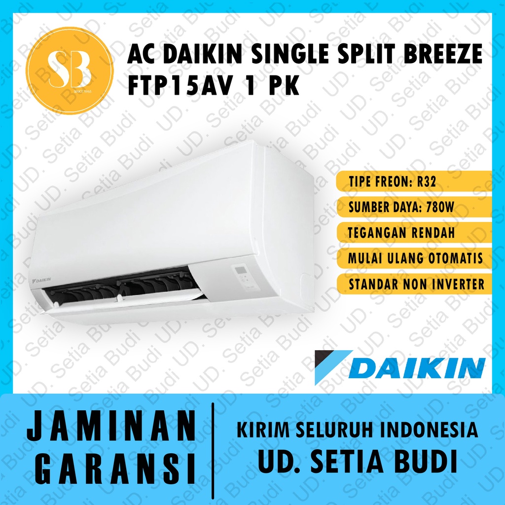 Jual AC Daikin Single Split Breeze FTP25AV 1 PK | Shopee Indonesia