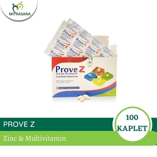Jual Prove Z 100 Kaplet - Suplemen Zinc dan Multivitamin | Shopee Indonesia