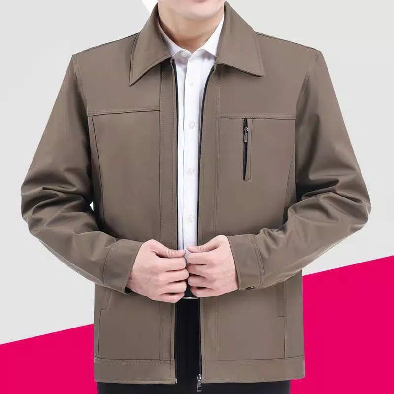 Jual jasket santri/jaket semi jas/jaket formal/jaket pria kain katun ...