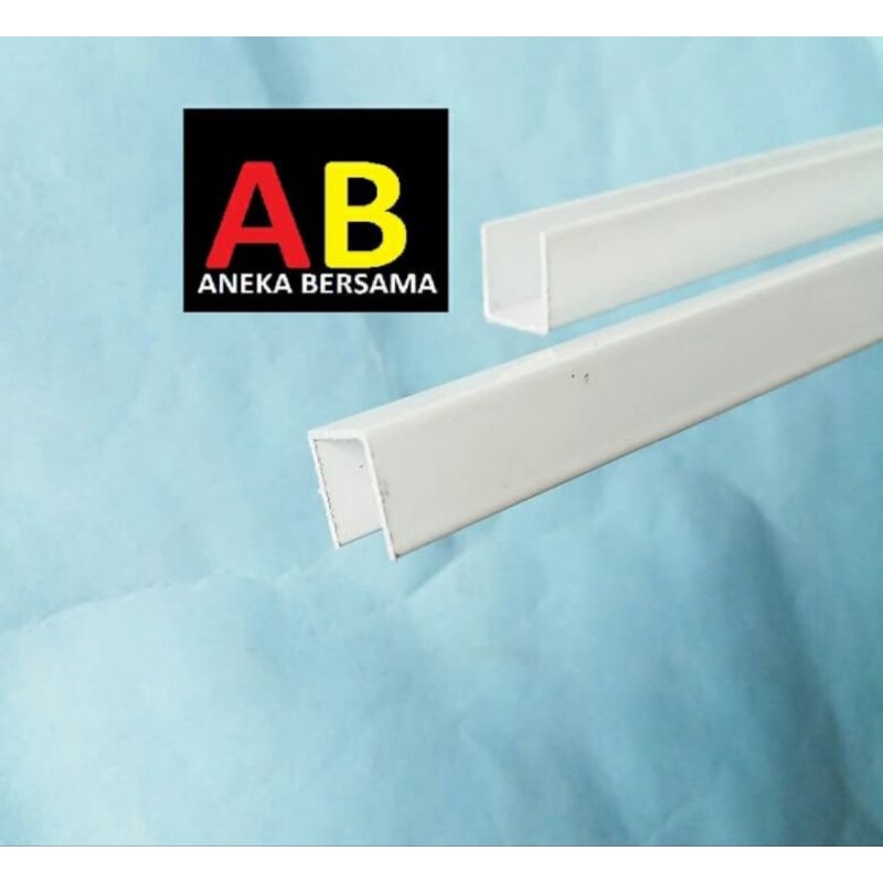 Jual Lis U Aluminium 12mm x 12mm x 12mm White 119.5cm | Shopee Indonesia
