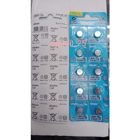 Jual Baterai Jam AG3 LR41 Original Vinic Vinnic Batere Alkaline Baterai LR 41 batrai lampu led ...
