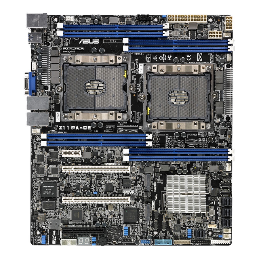 Jual ASUS Z11PA-D8 Dual Socket LGA 3647, 8 DIMM slots | Shopee Indonesia