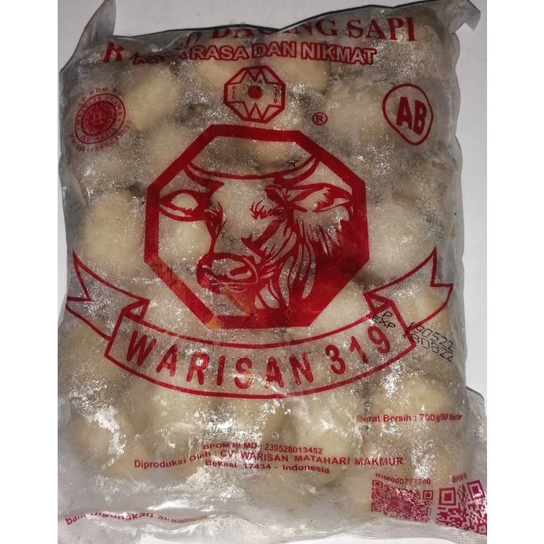 Jual BAKSO SAPI WARISAN AB BASO SAPI WARISAN 50 PCS | Shopee Indonesia