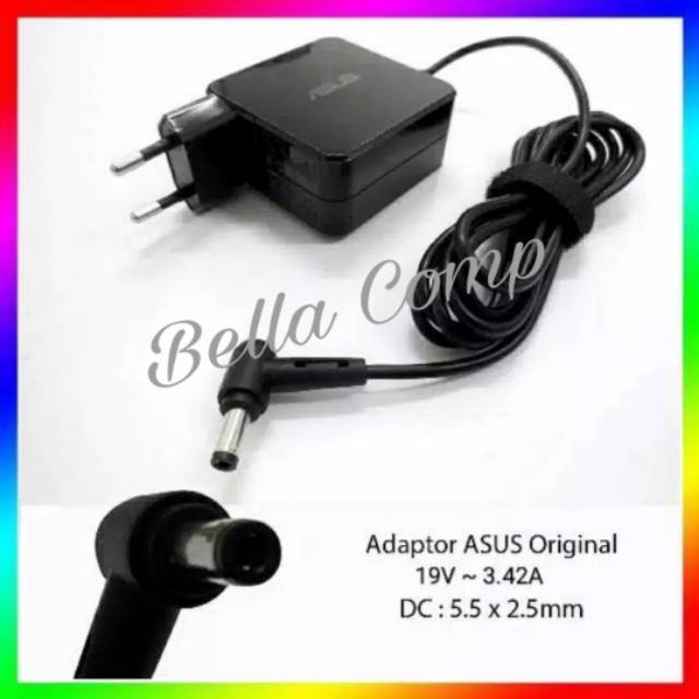 Jual Adaptor Charger Asus X452C, A450C, X402C, X302U A550C, A455L, X52F, A450L 19V 3.42A ...
