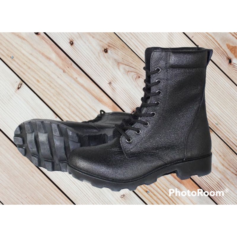 Jual Sepatu PDL Kulit jeruk sol kaki radial | Shopee Indonesia