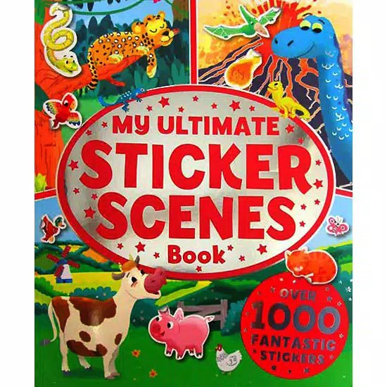 Jual My Ultimate Sticker Scenes Book with over 1000 fantastic stickers ...