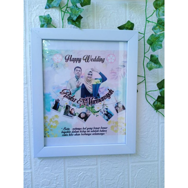 Jual Bingkai Foto Mozaik uk 10R (Bingkai + Foto) | Shopee Indonesia