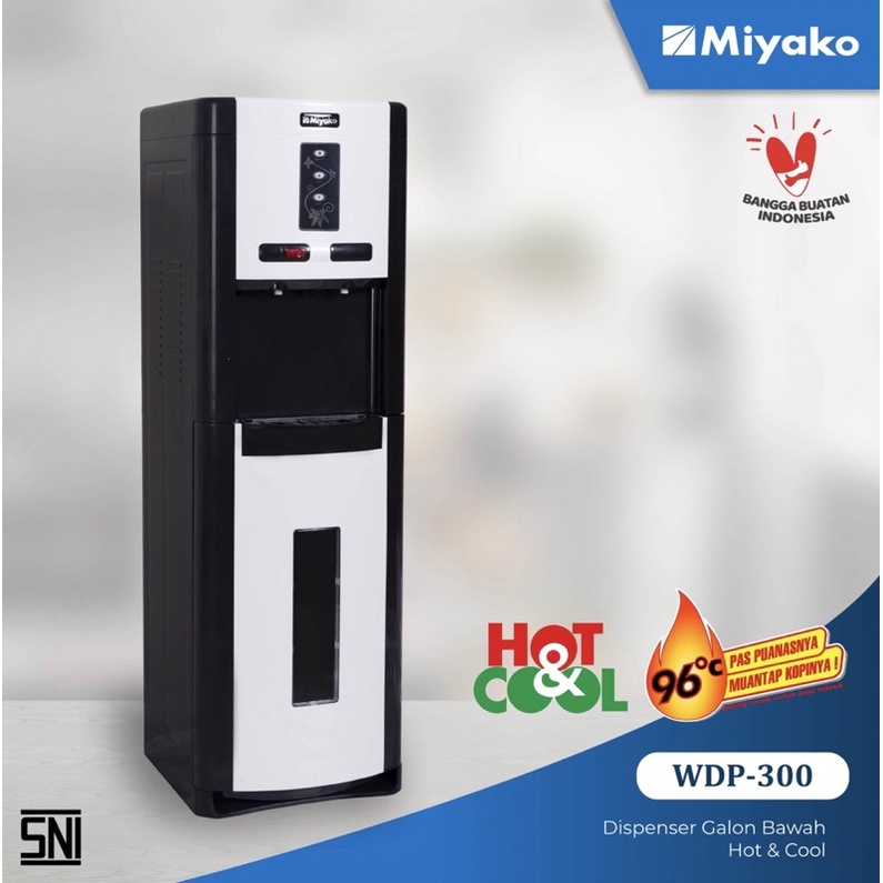 Jual [ Miyako ] Dispenser MIYAKO Panas dan Dingin / Hot and Cold WDP300 ...