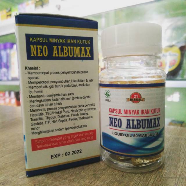 Jual Neo Albumax kapsul minyak ikan kutuk | Shopee Indonesia