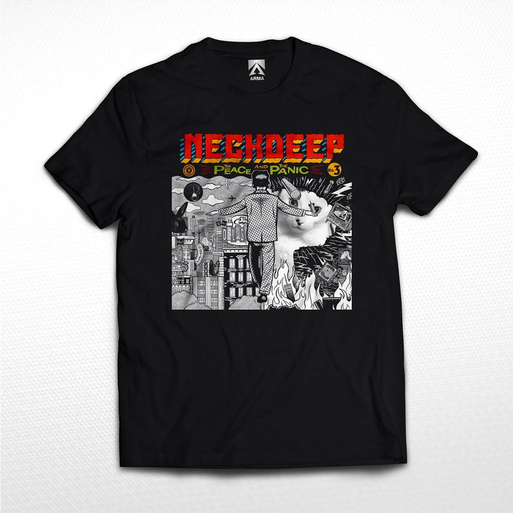 Jual KAOS BAND NECK DEEP The Peace and the Panic / tshirt musik rock ...