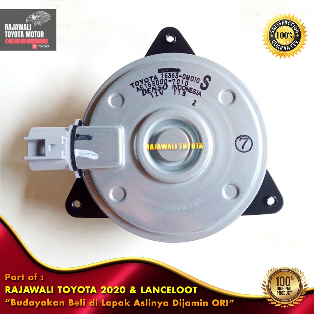 Jual Motor Fan Radiator Altis, Vios, Cross & Etios 2001-2012 Kipas ...