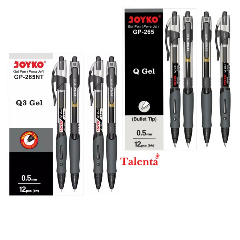 Jual Pulpen Gel Joyko Q Gel GP-265 / Q3 GP-265NT Grosir (1 Lusin) | Shopee Indonesia