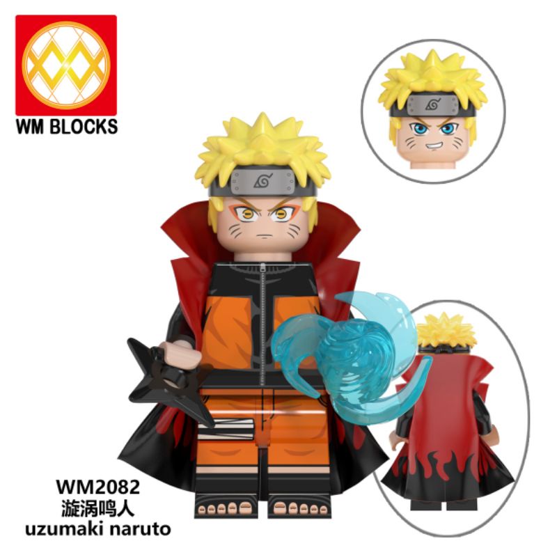 Jual Bricks Naruto Minifigure akatsuki Naruto mainan akatsuki Naruto ...