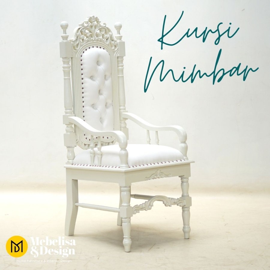 Jual Kursi Mimbar Cat Duco Putih , Kursi Imam Khotbah | Shopee Indonesia