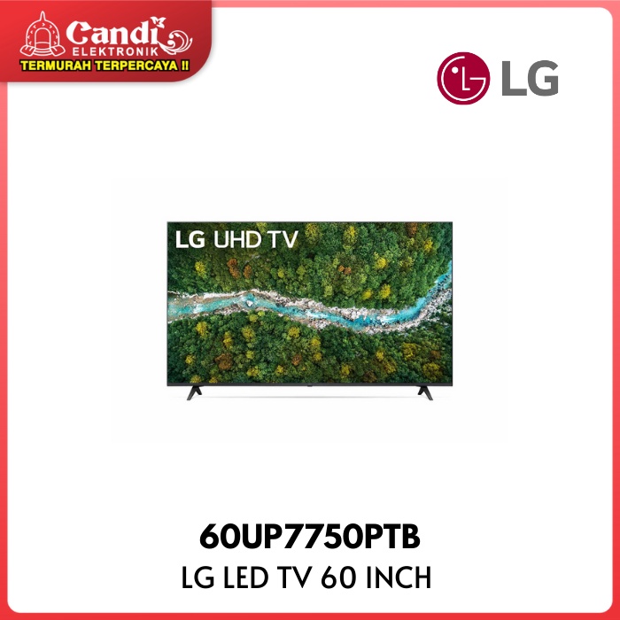 Jual LG Led 4K Smart UHD TV 60 Inch 60UP7750PTB | Shopee Indonesia