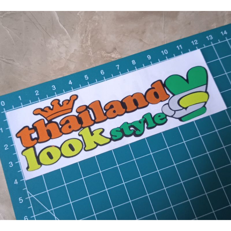 Jual stiker cutting thailand look style | Shopee Indonesia