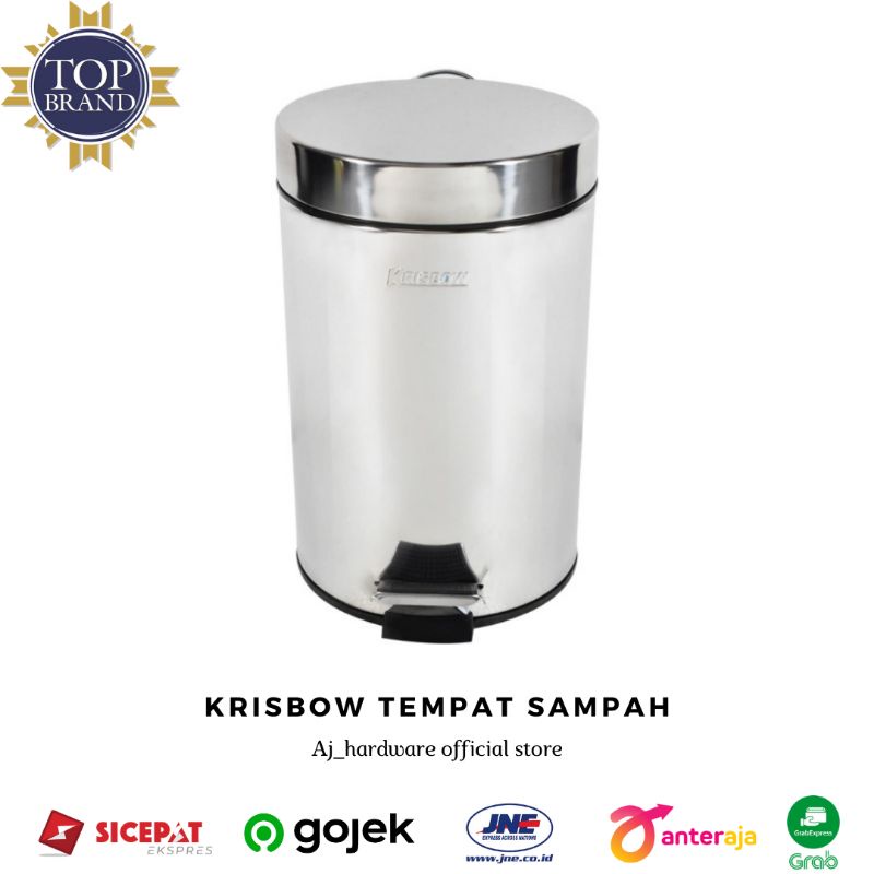 Jual Krisbow 3 Ltr Tempat Sampah Softclose Bulat | Shopee Indonesia