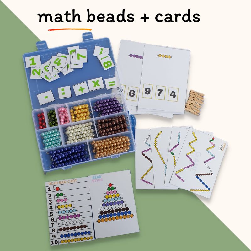 Jual edutoys shop DECANOMIAL BEADS / COUNTING BEADS / BEAD BARS ...