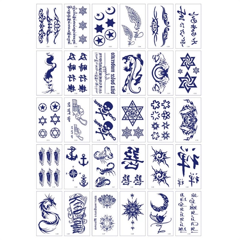 Jual Tatto Temporary semi permanent tahan 2 minggu atau Stiker Tato ...