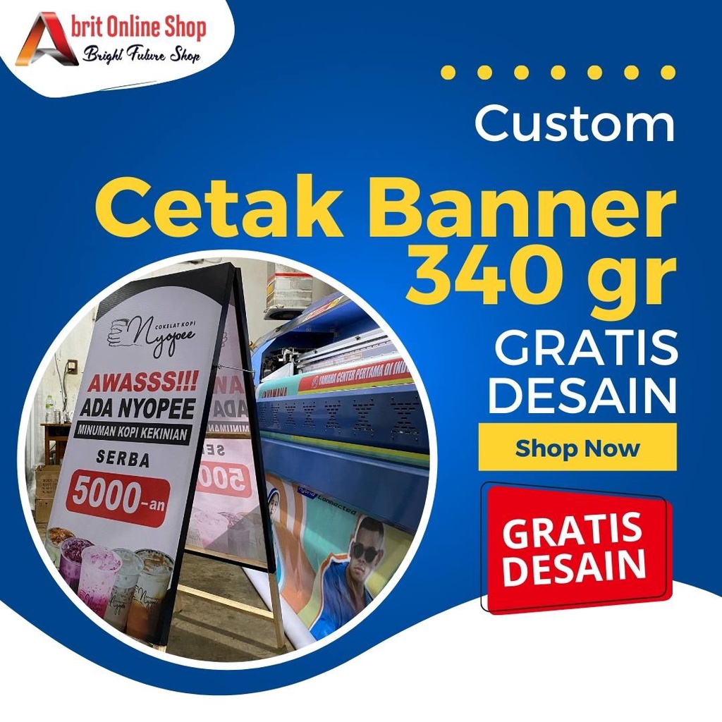 Jual CETAK BANNER CUSTOM 340 GR | CETAK BANNER SPANDUK | CETAK BANNER ...