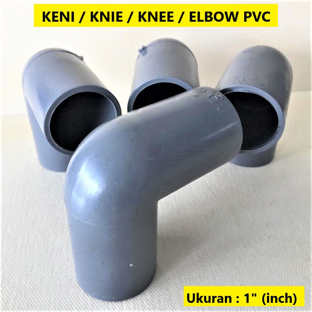 Jual KENI 1" (inch) / KNIE / KNEE / ELBOW PVC SAMBUNGAN PIPA | Shopee ...