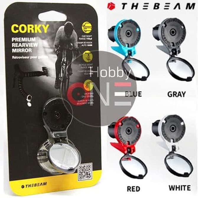 Jual The Beam Corky Premium Rearview Mirror - Abu-Abu | Shopee Indonesia