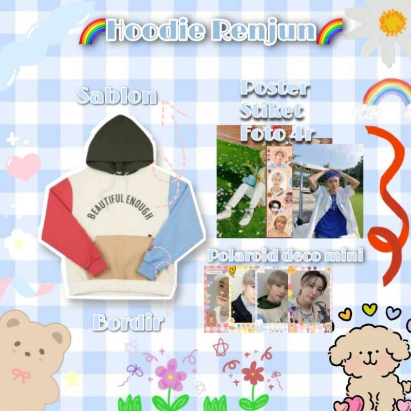 Jual (Po)Hoodie Renjun nct dream/Hoodie Beautiful Enouggh Logo ice ...