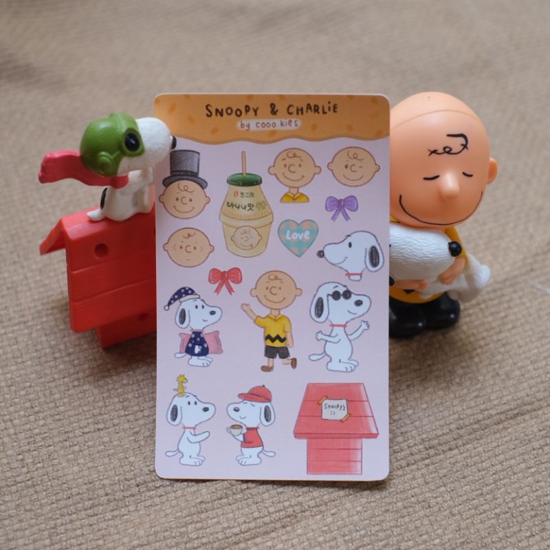 Jual Snoopy & Charlie Sticker Pack | Shopee Indonesia