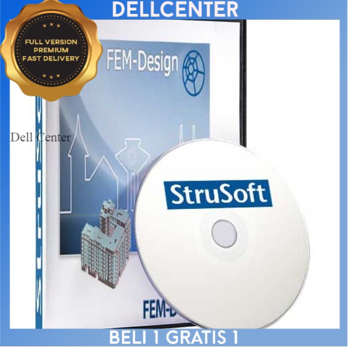 Jual StruSoft FEM Design Suite Terbaru 2021 - Aplikasi Lengkap Di Bidang Konstruksi Premium stru ...