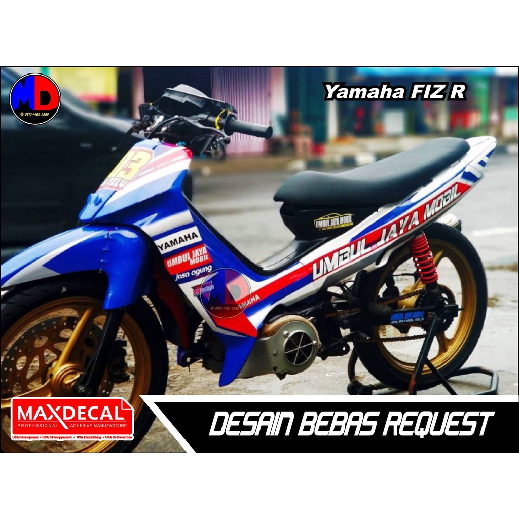 Jual 0140 Sticker Decal Fiz R / Vega - Sticker Variasi Fiz R | Shopee ...