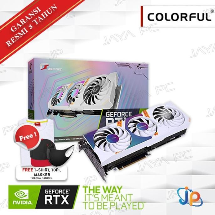 Jual Komponen Komputer Vga Colorful Igame Geforce Rtx 3060 Ultra White ...
