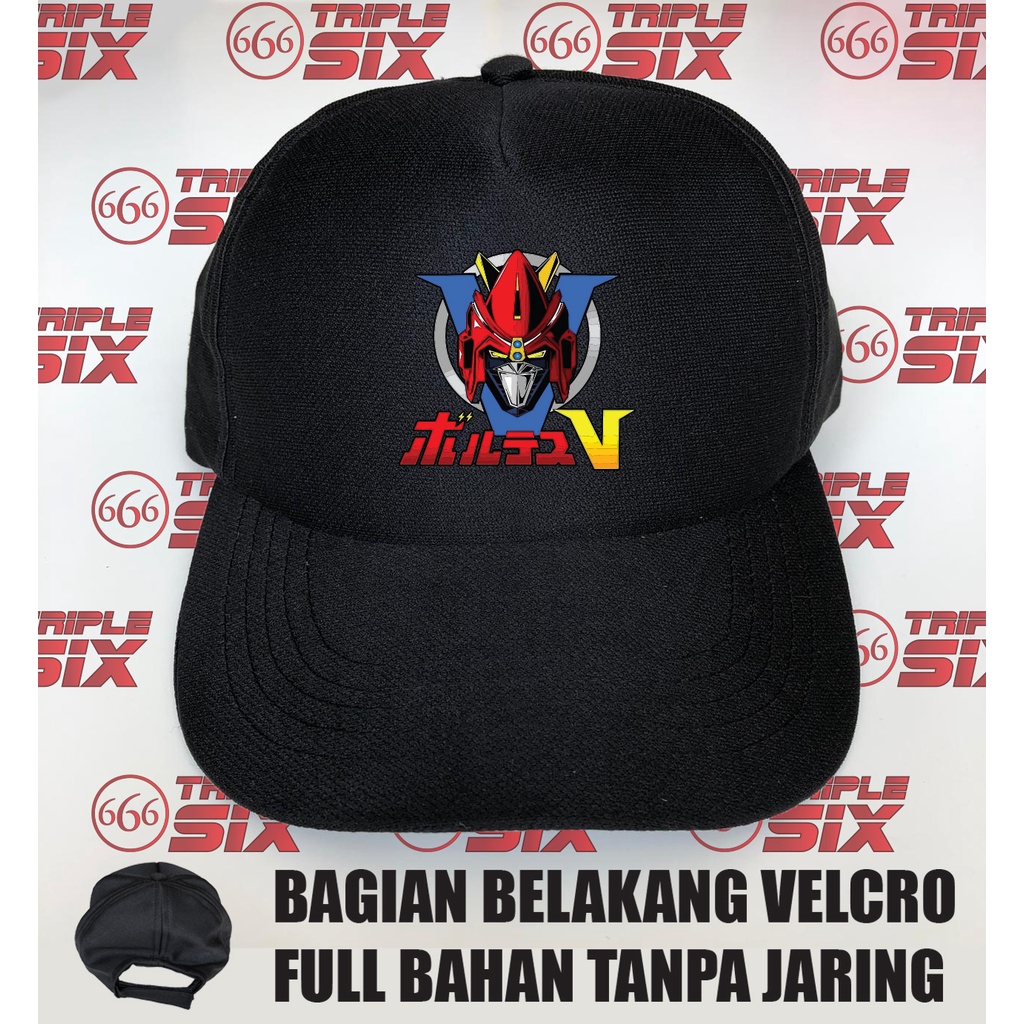 Jual Topi Baseball Velcro Voltes V Voltus Logo Jepang Japan | Shopee ...