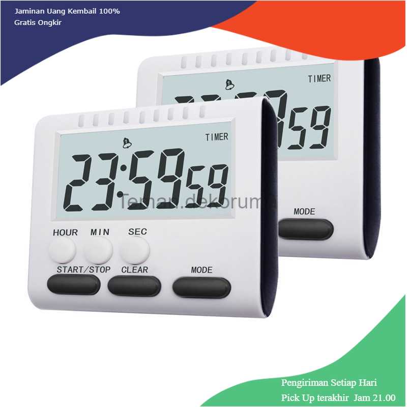 Jual TD-AI QASIQ Timer Masak Dapur Magnetic Stand Kitchen Countdown Clock JS-183 | Shopee Indonesia