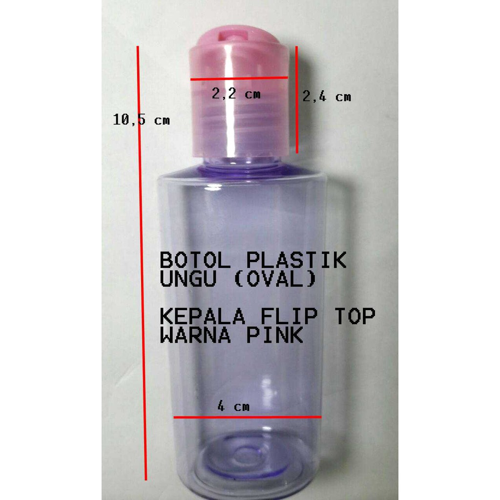 Jual Botol Plastik Flip Top / Tip Top 60 ML | Shopee Indonesia