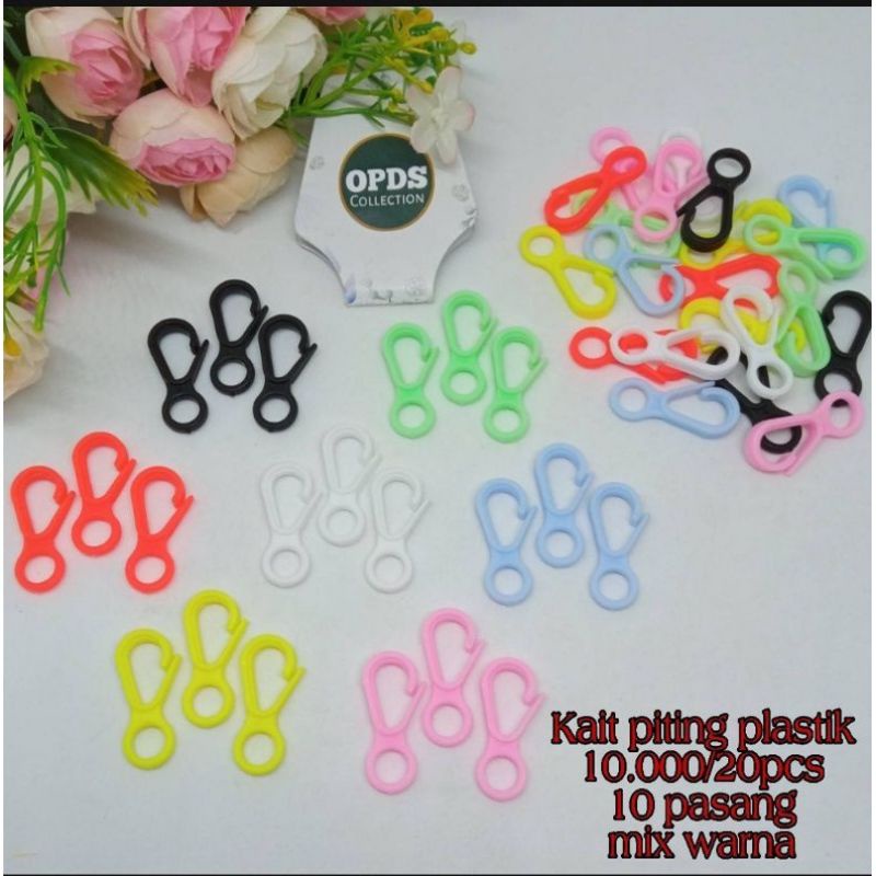 Jual Ring Pengait/ Kait Warna Kode/Kait Piting Plastik | Shopee Indonesia