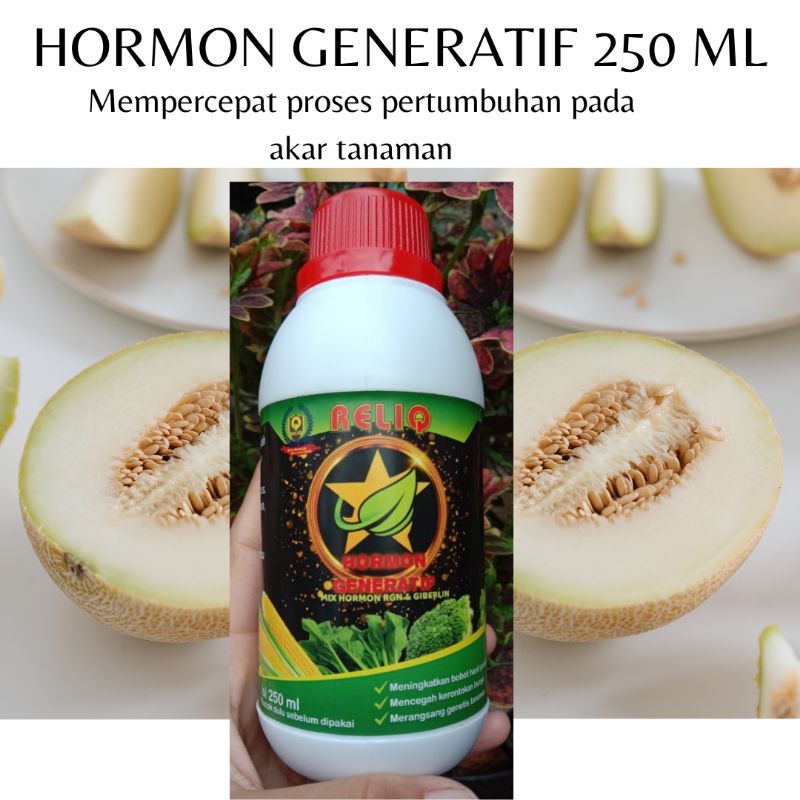 Jual Pupuk Melon Fase Generatif - HORMON GENERATIF 250 ML - RELIQ MIX ...