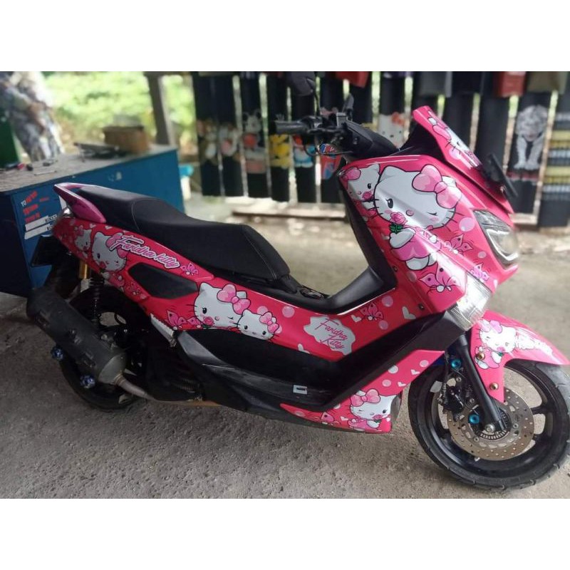 Jual Stiker decal full body Yamaha NMAX hellokitty pink cantik keren ...