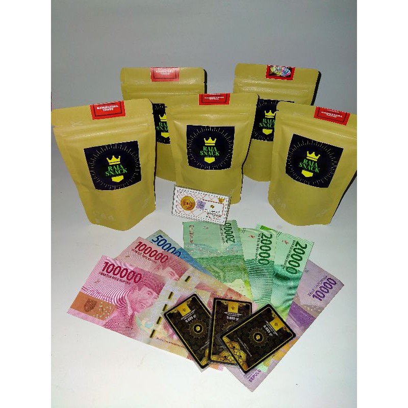 Jual BARU SNACK RAJA/RAJA SNACK BERHADIAH UANG DAN EMAS | Shopee Indonesia