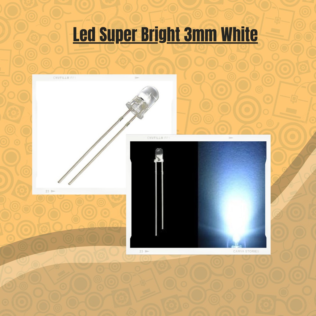 Jual Led Super Bright Putih 3mm | Shopee Indonesia