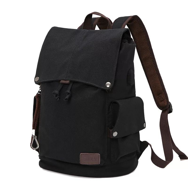 Jual Tas Original Tas Canvas Backpack Sekolah Kuliah Kerja Kapasitas ...